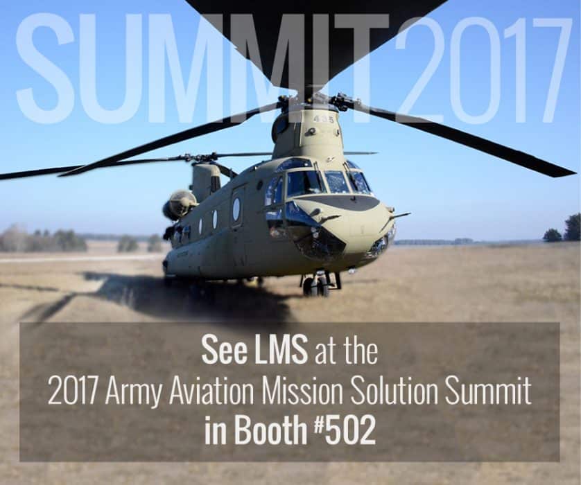 See LMS at the 2017 Army Aviation Mission Solutions Summit | Liquid ...